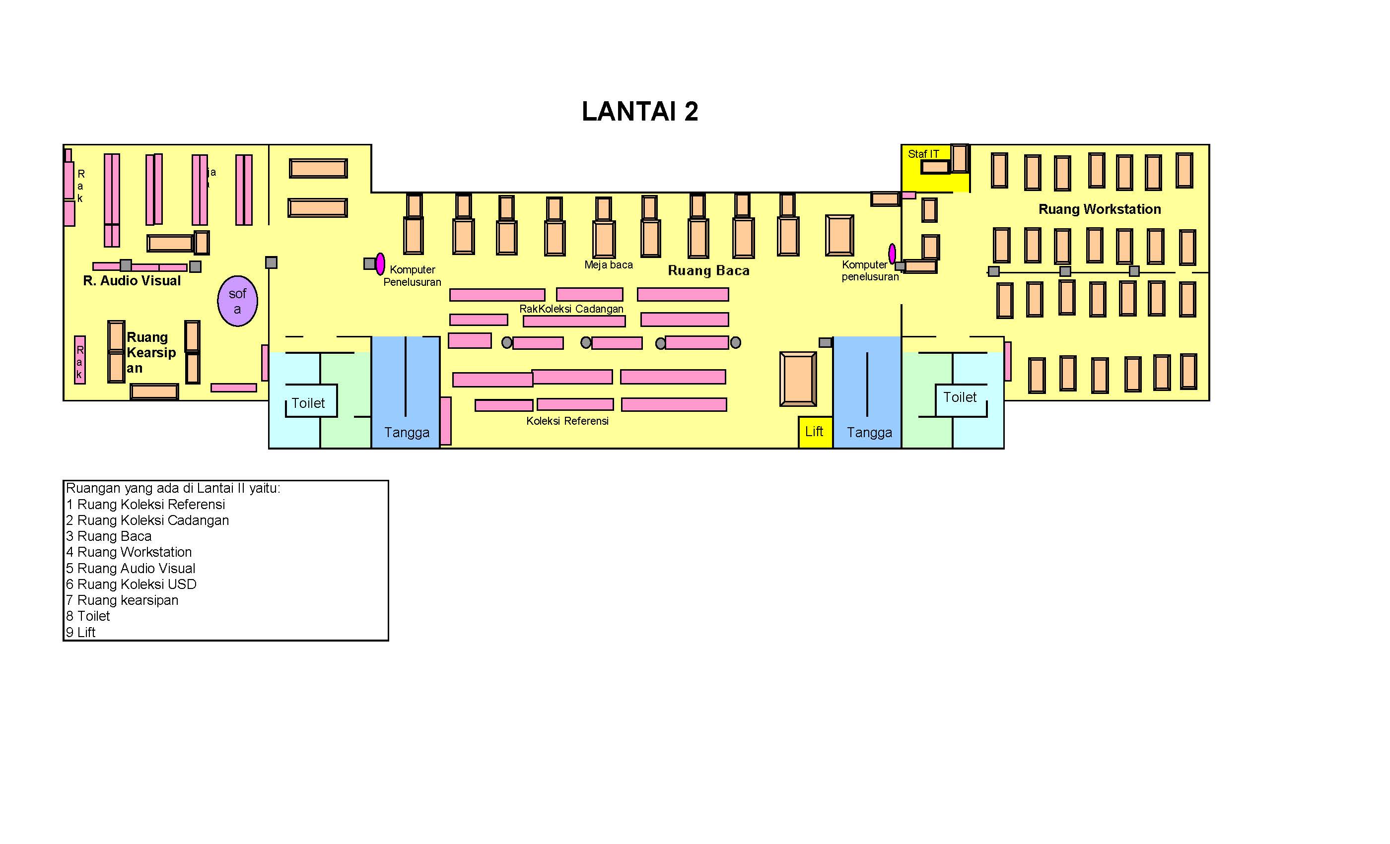 Perpustakaan USD - Denah Perpustakaan Kampus 2